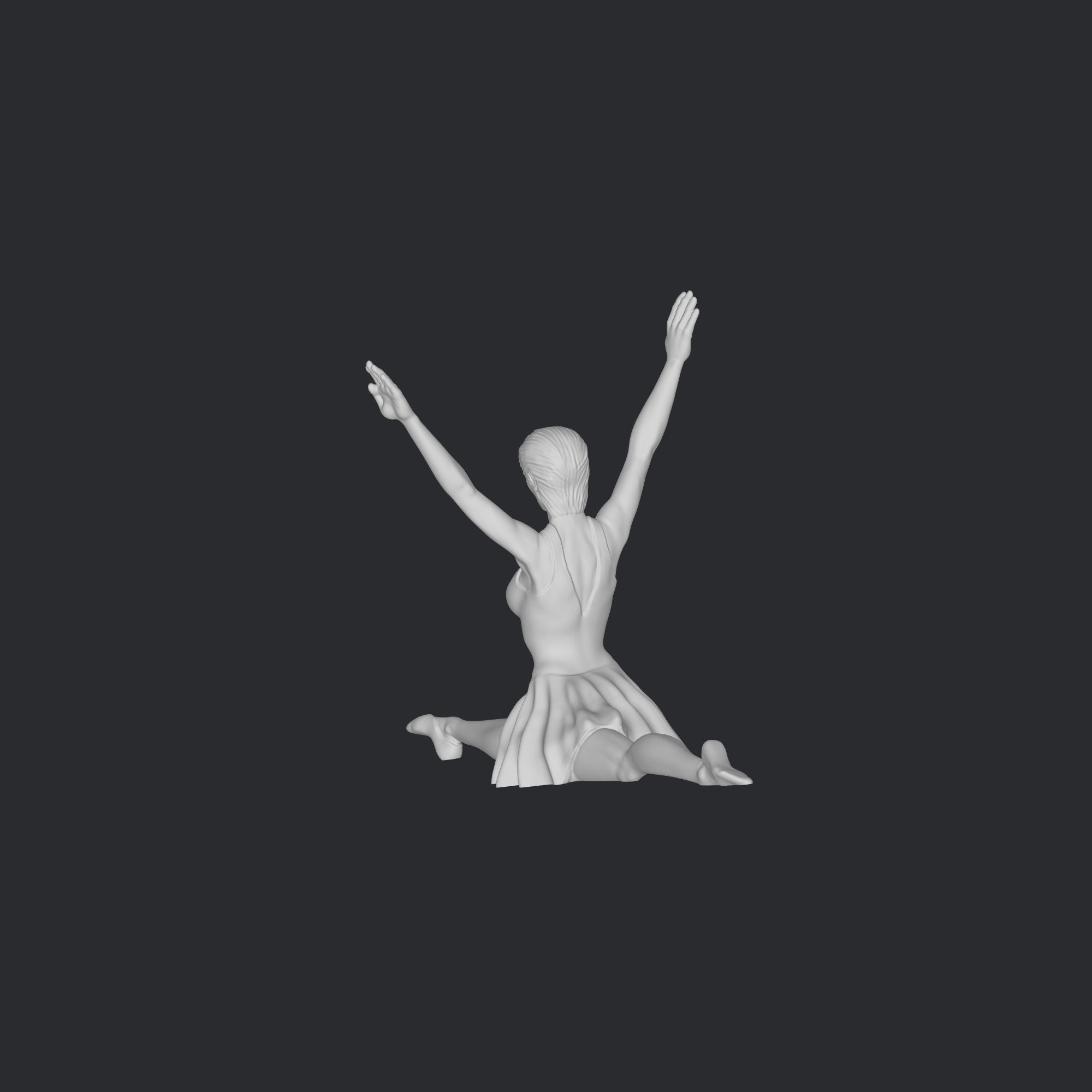 Ballerina Stl File 3d Printing, 3d Figure Stl, 3d Stl, Super Hero ...