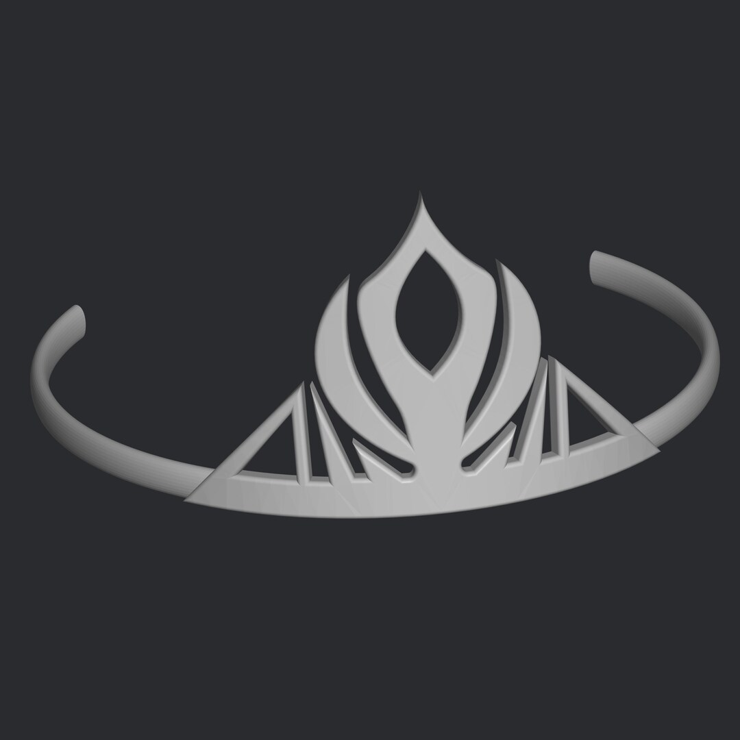 Frozen Elsa Tiara Headband Stl File 3d Printing, 3d Figure Stl, 3d Stl ...