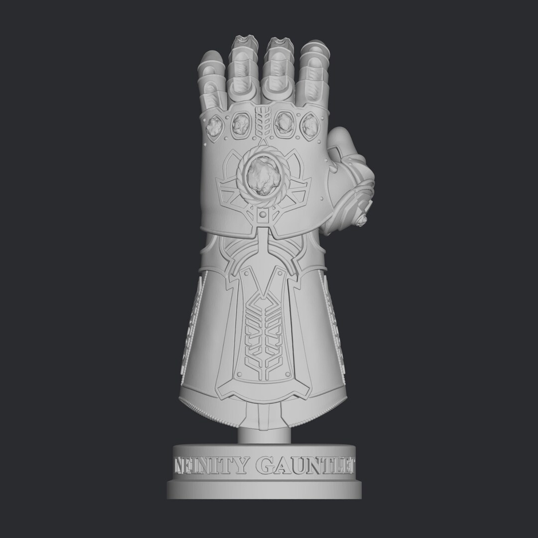Thanos Infinity Gauntlet Stl File 3d Printing, 3d Figure Stl, 3d Stl ...