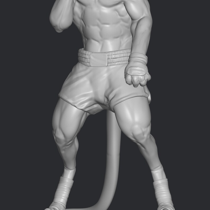 Kangaroo Boxer Stl File 3d Printing, 3d Print File, Miniature ...
