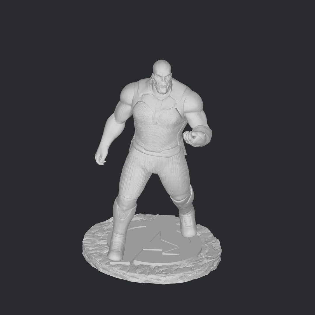 Thanos Statue From Avengers Stl File 3d Printing / Gift / 3D Model / 3D ...