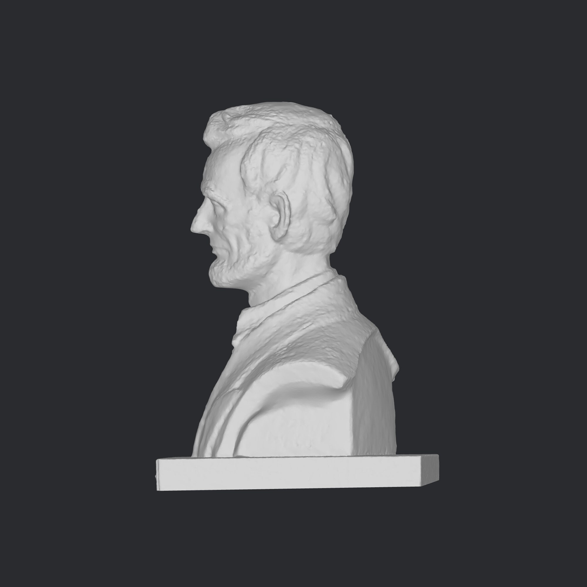 Bust of Abraham Lincoln Stl File 3d Printing / Gift / 3D Model / 3D ...