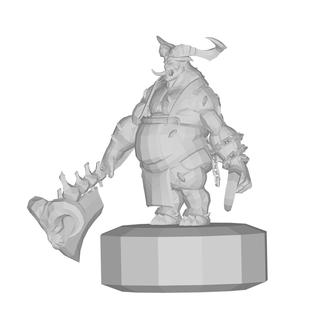 The Butcher From Diablo RPG Stl File 3d Printing / Gift / 3D Model / 3D ...