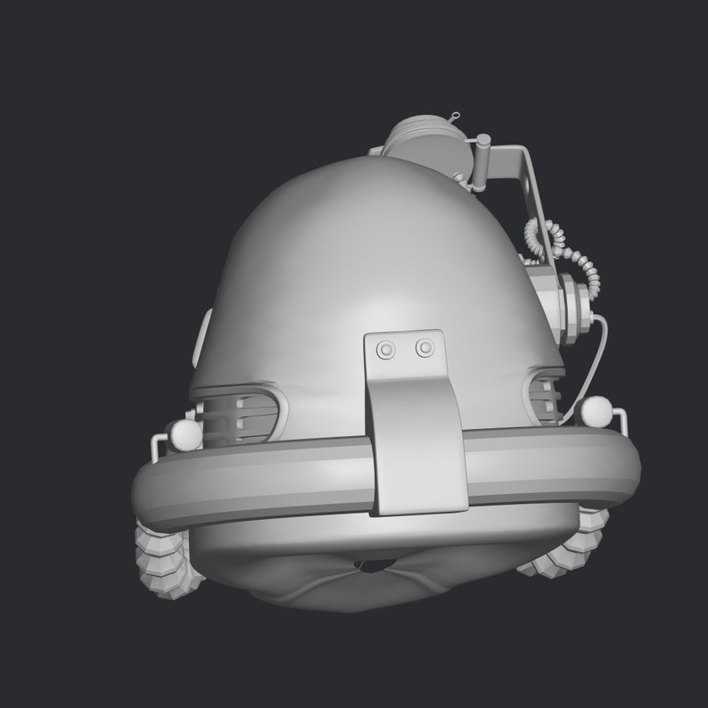 Fallout T51b Power Armor Helmet Stl File 3d Printing, 3d Figure Stl, 3d ...