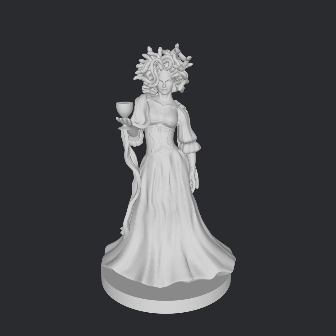 Medusa Sculpture Stl File 3d Printing, 3d Figure Stl, 3d Stl, Superhero ...