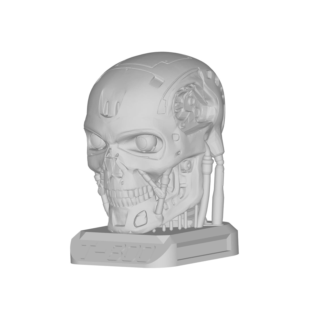 T800 Terminator Endoskull Stl File 3d Printing / Gift / 3D Model / 3D ...