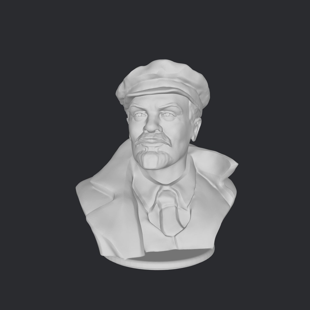 Vladimir Lenin Bust Stl File 3d Printing, 3d Figure Stl, 3d Stl, Super ...