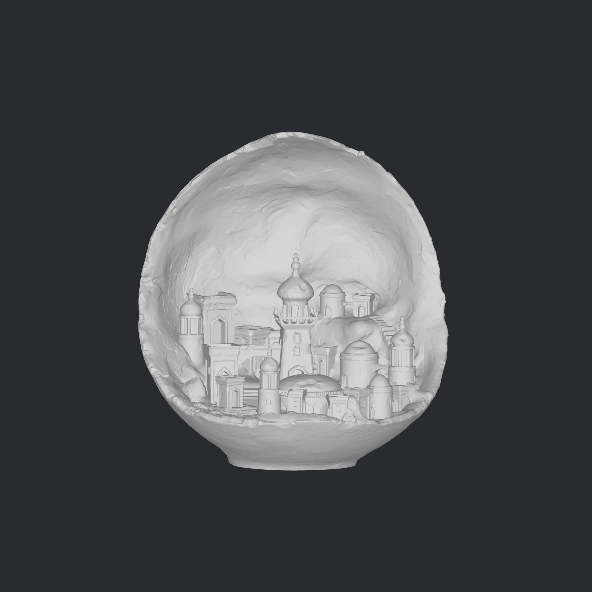 Moon City Stl File 3d Printing, 3d Figure Stl, 3d Stl, Super Hero ...