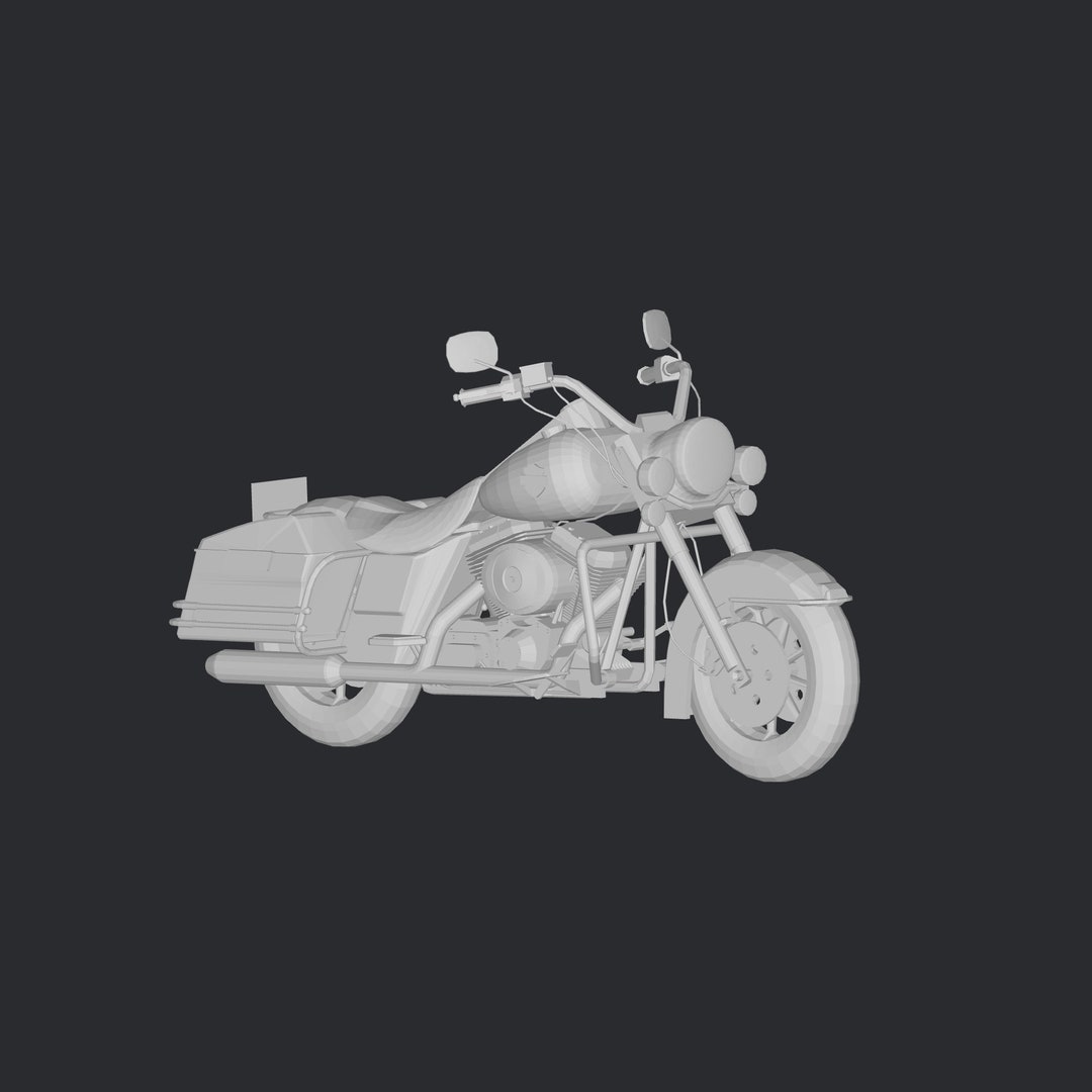 Harley-davidson Road King Stl File 3d Printing / Gift / 3D Model / 3D ...