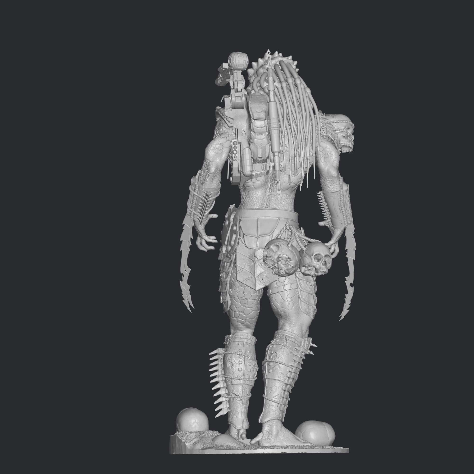 Predator From Alien Vs Predator Stl File 3d Printing, 3d Figure Stl, 3d ...