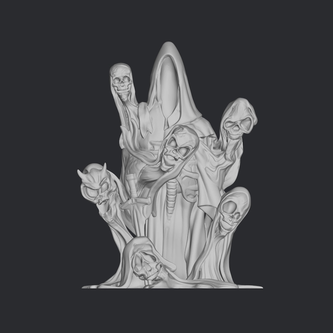 Ghost Swarm Stl File 3d Printing, 3d Print File, Miniature, Superhero ...