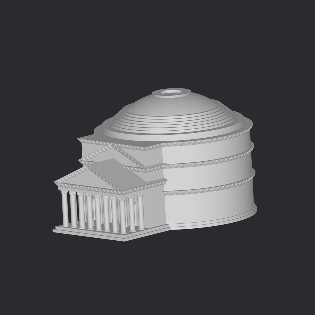 Pantheon of Rome Stl File 3d Printing, 3d Figure Stl, 3d Stl, Super ...