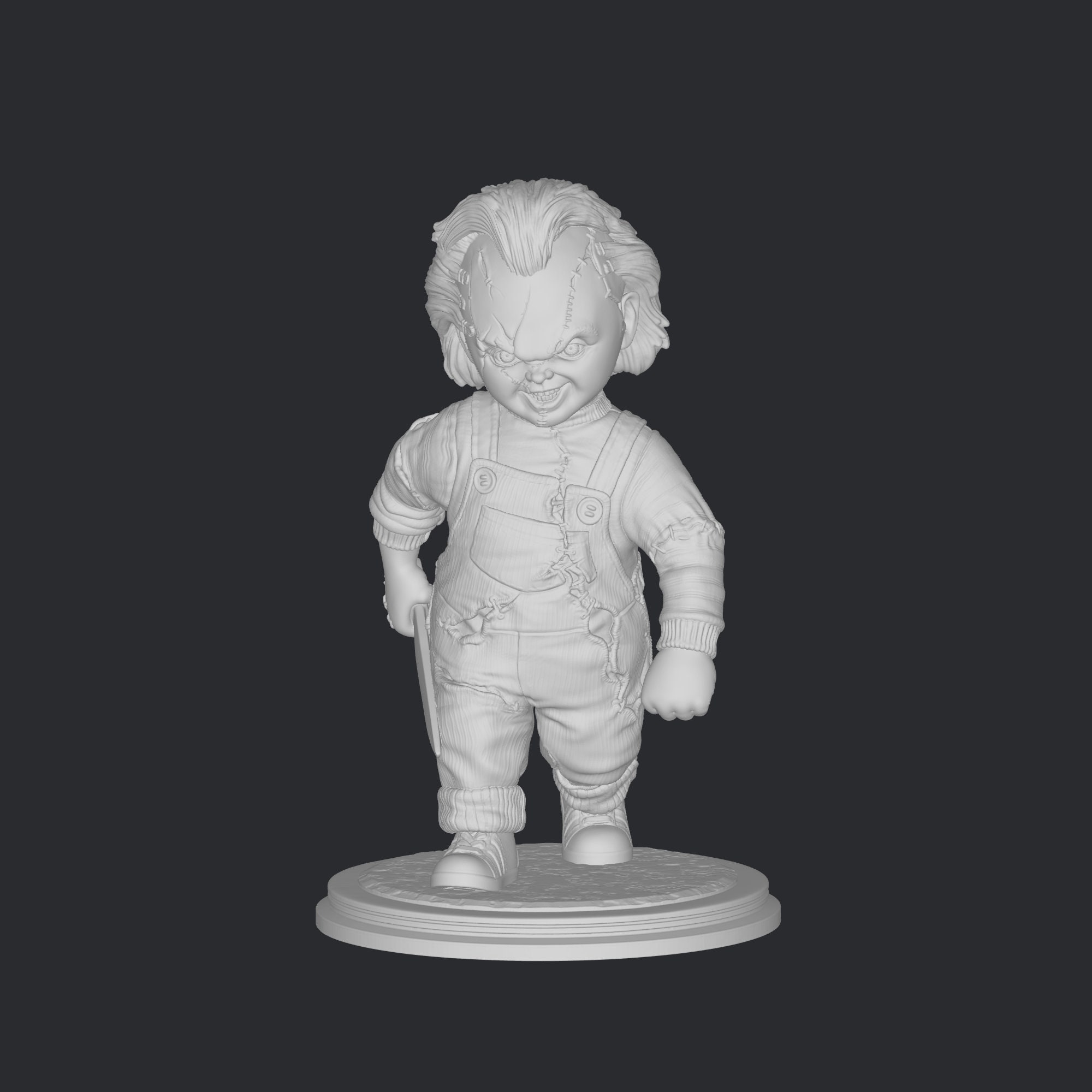 Chucky Statue Stl File 3d Printing, 3d Figure Stl, 3d Stl, Super Hero ...