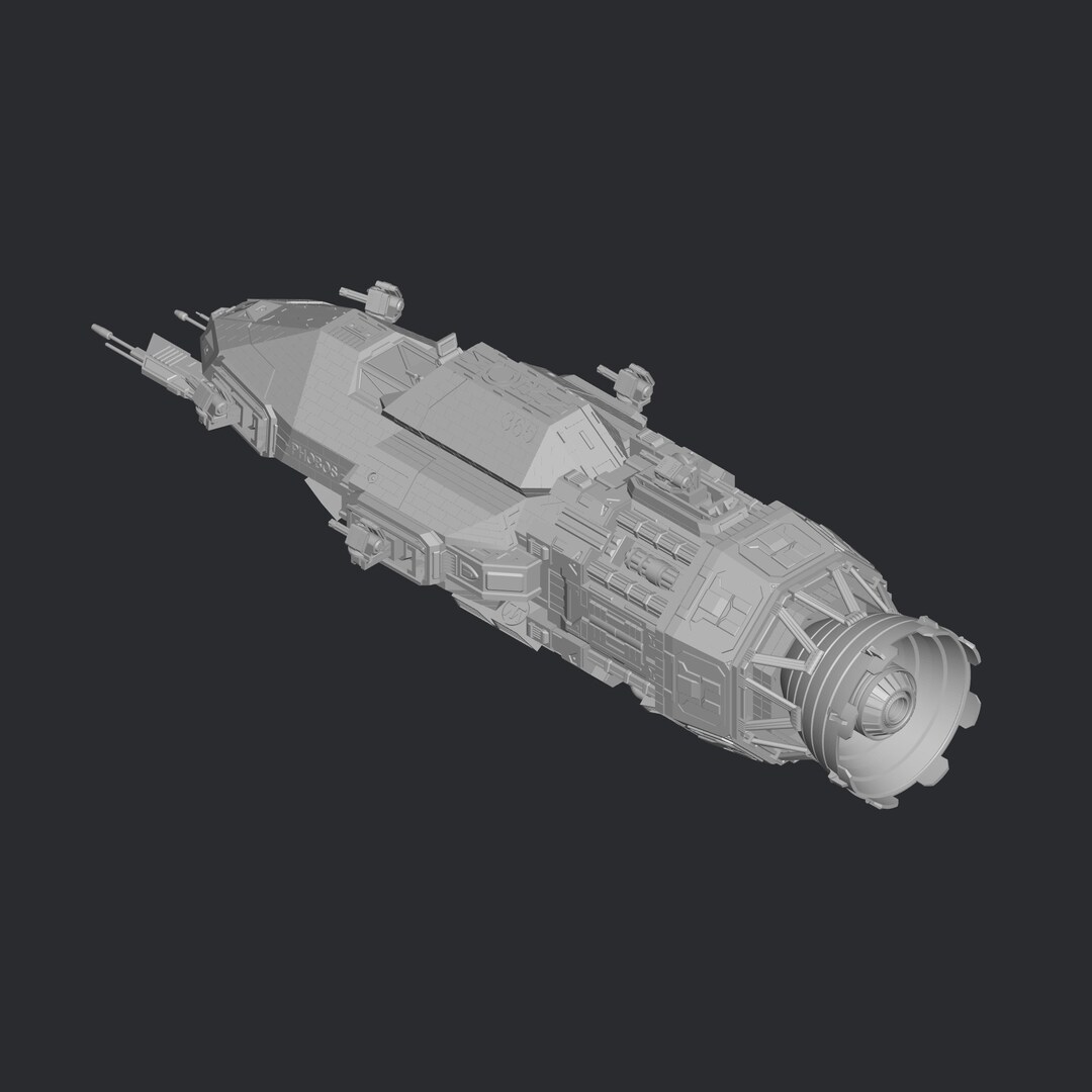 Corvette Class Light Frigate From the Expanse With Stand Stl File 3d ...