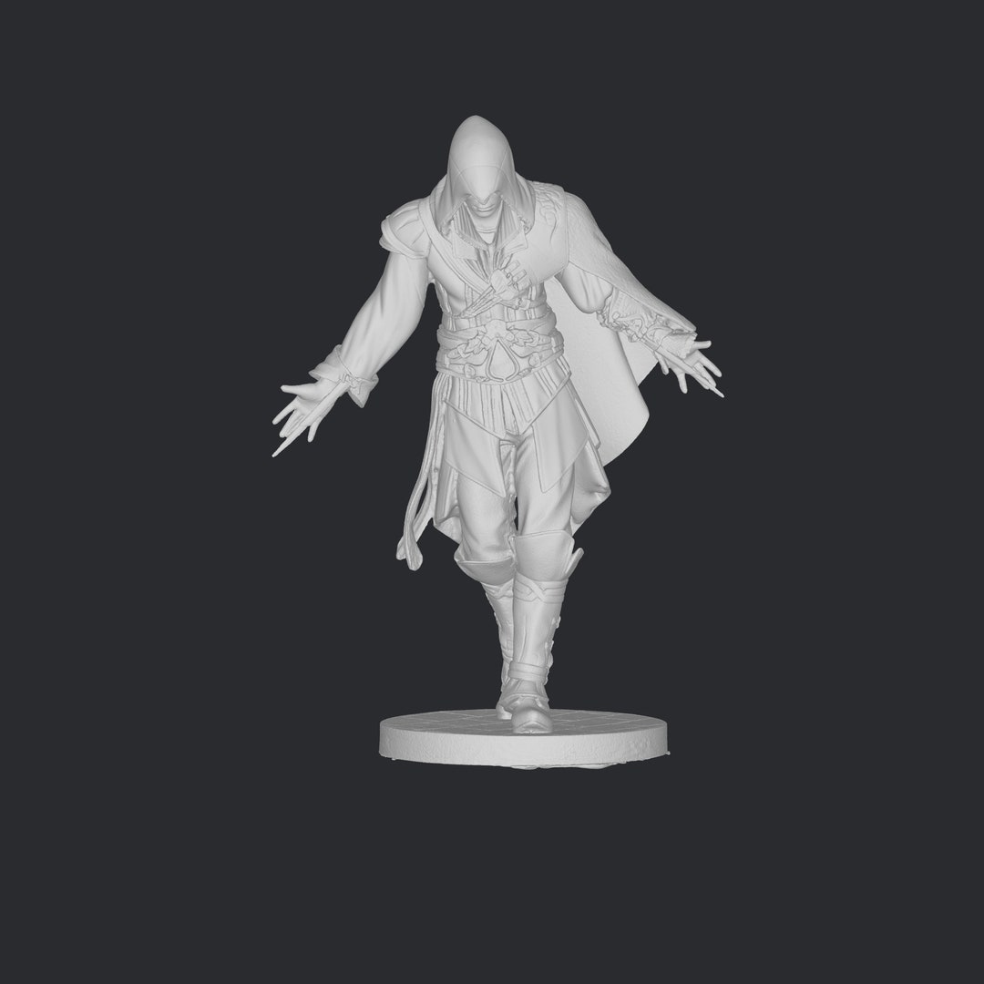 Ezio Auditore Da Firenze Assassin's Creed Stl File 3d Printing, 3d ...
