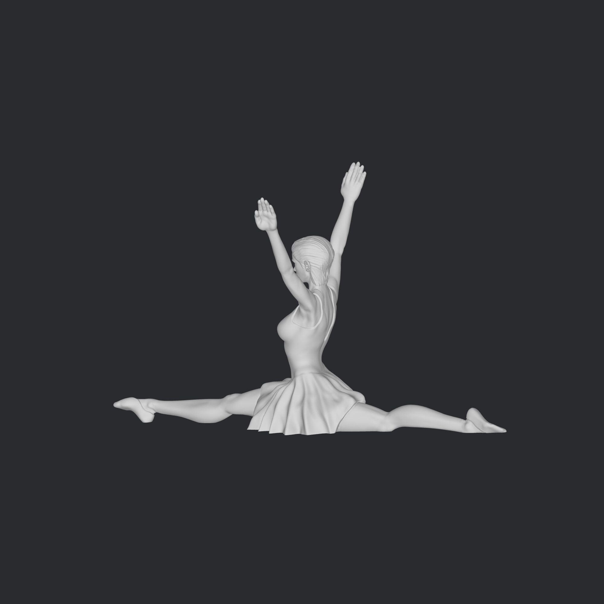 Ballerina Stl File 3d Printing, 3d Figure Stl, 3d Stl, Super Hero ...