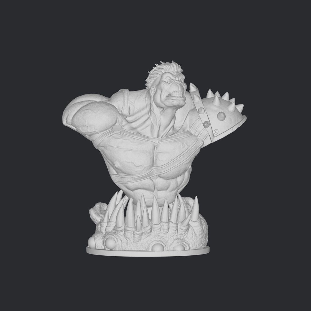 Hulk Bust Stl File 3d Printing, 3d Figure Stl, 3d Stl, Superhero Figure ...