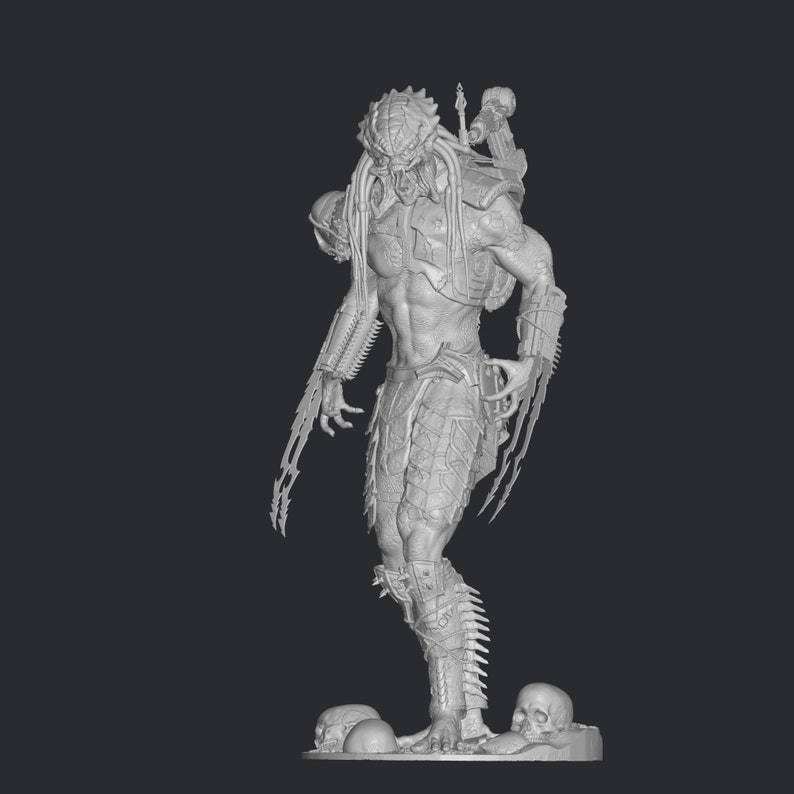 Predator From Alien Vs Predator Stl File 3d Printing, 3d Figure Stl, 3d ...