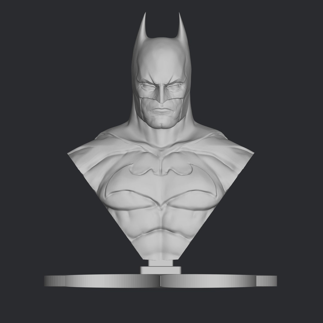 Batman Bust Stl File 3d Printing, 3d Figure Stl, 3d Stl, Super Hero ...