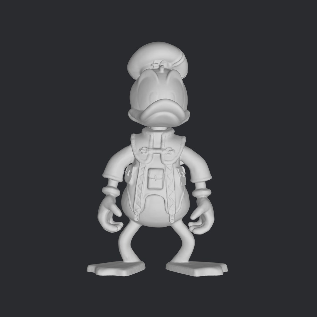 Donald Duck Stl File 3d Printing / Gift / 3D Model / 3D Figure / 3D ...