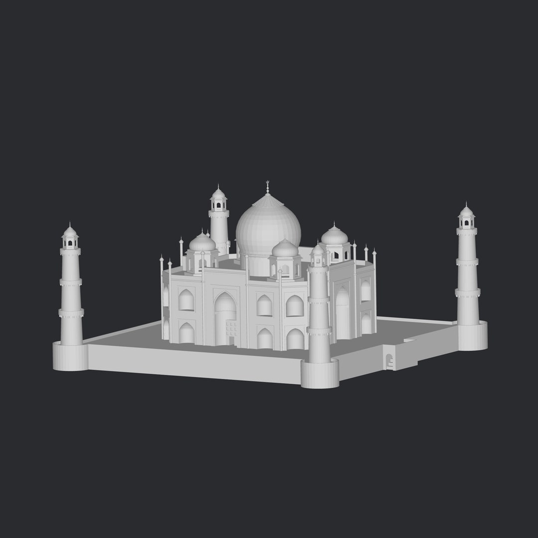 Taj Mahal Stl File 3d Printing, 3d Figure Stl, 3d Stl, Super Hero ...