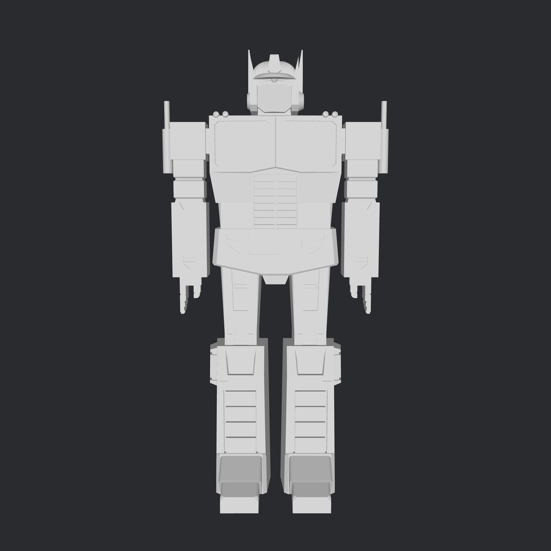 Optimus Prime Generation 1 Classical Stl File 3d Printing, 3d Figure ...