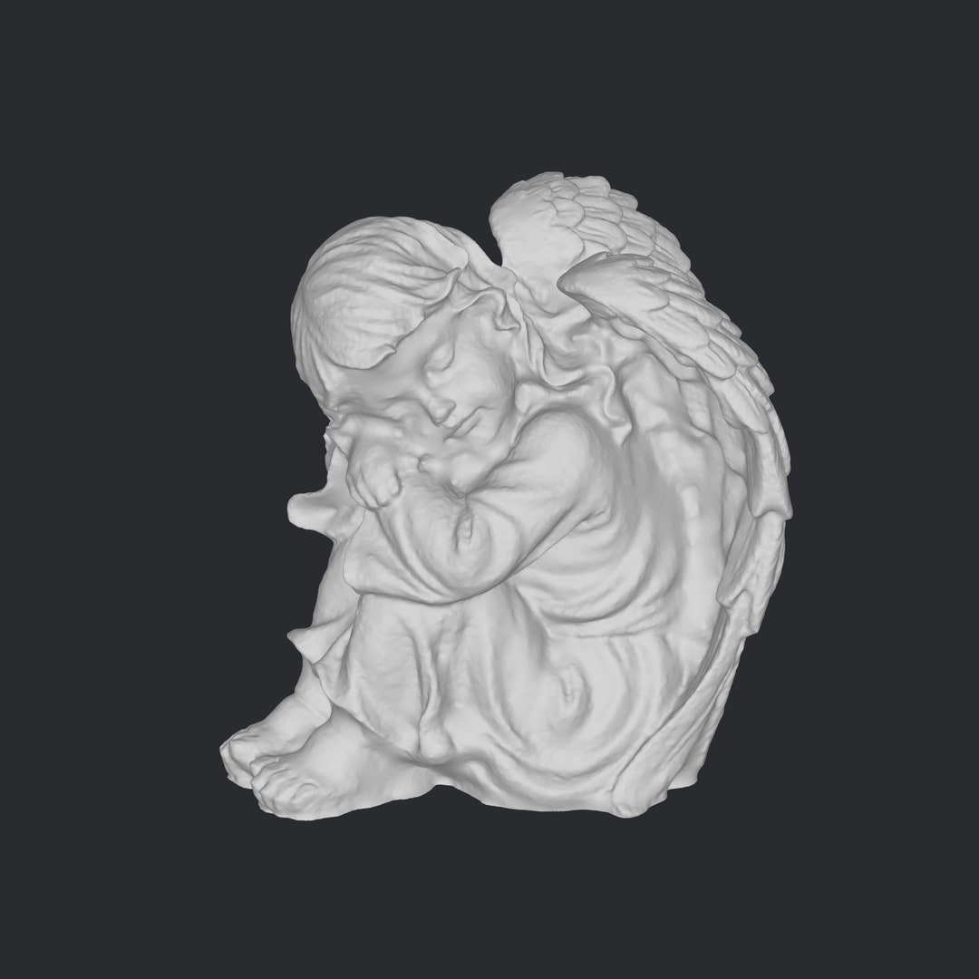 Little Angel With Wings Stl File 3d Printing, 3d Figure Stl, 3d Stl ...