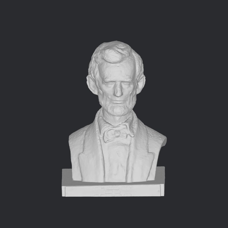 Bust of Abraham Lincoln Stl File 3d Printing / Gift / 3D Model / 3D ...