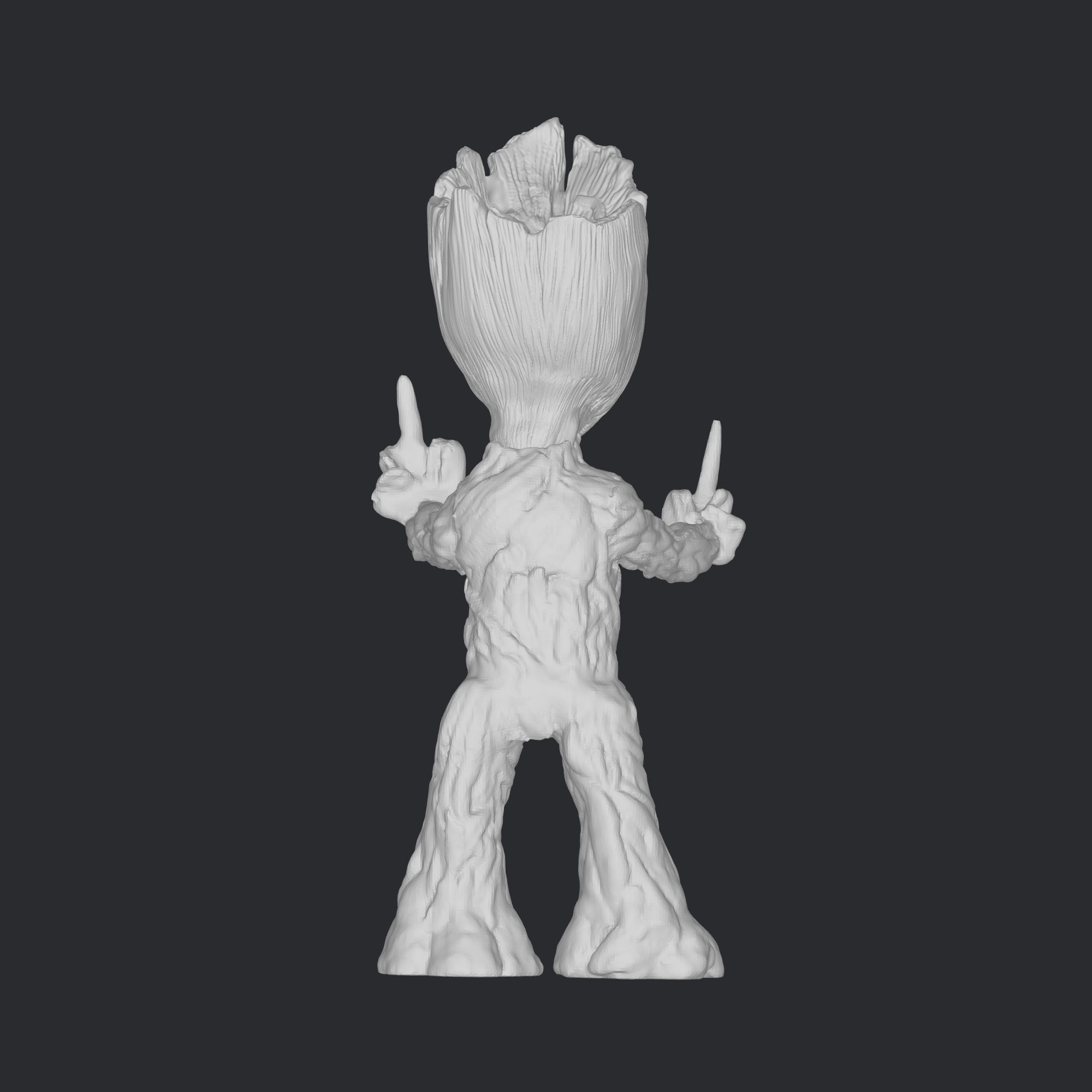 Angry Groot Stl File 3d Printing, 3d Figure Stl, 3d Stl, Super Hero ...