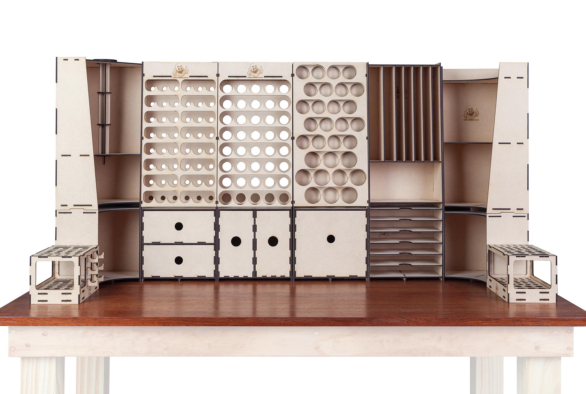 Modular Storage System Paint Rack Suits 23ml TAMIYA PAINTS 28 Bottles ...