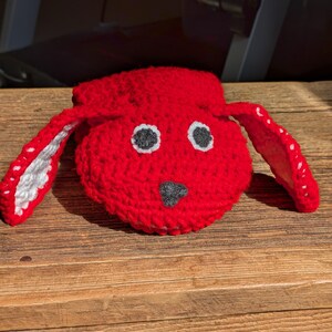Crochet Red Dog and Green Frog Hand Puppets - Etsy