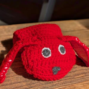 Crochet Red Dog and Green Frog Hand Puppets - Etsy