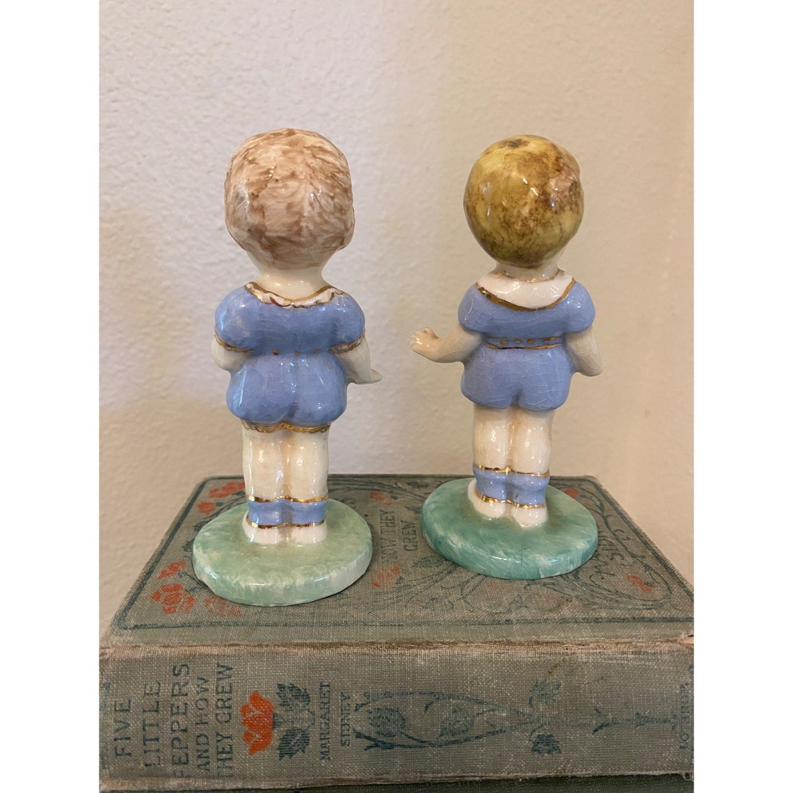 Vintage Porcelain Children Kids Figures - Etsy