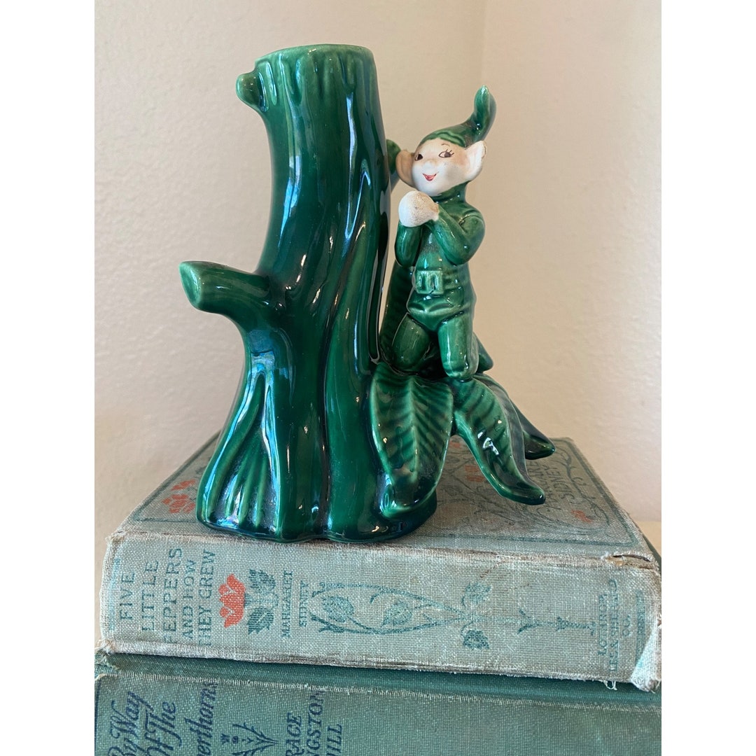 Vintage Treasure Craft Pixie Elf Planter Vase Bud Vase - Etsy