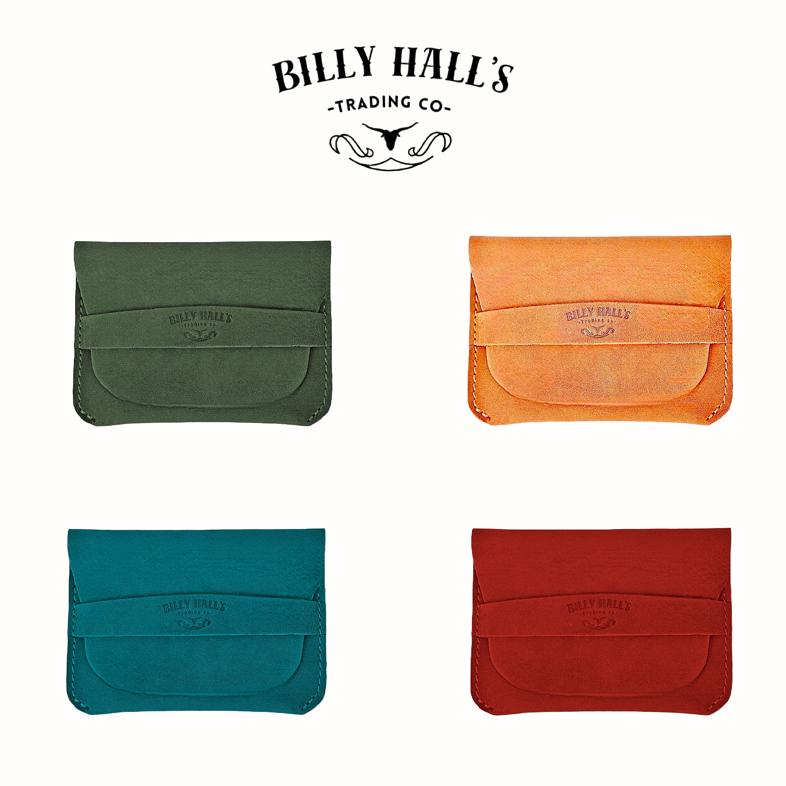 Billy Classic Model Unisex Vintage Leather Purse Wallet - Etsy