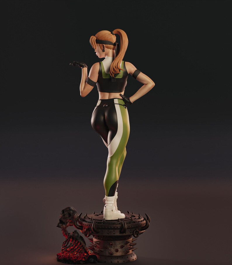 Sonya Blade Mortal Kombat, STL File, 3D Digital Printing ,STL File for 3D Printers, Figures, 3D ...