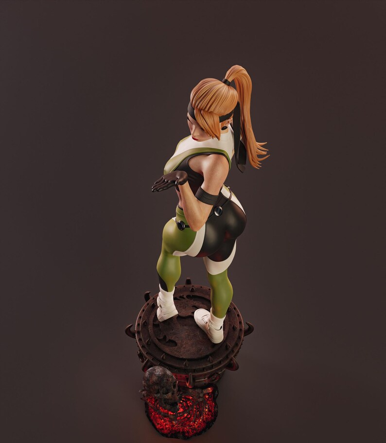 Sonya Blade Mortal Kombat, STL File, 3D Digital Printing ,STL File for 3D Printers, Figures, 3D ...