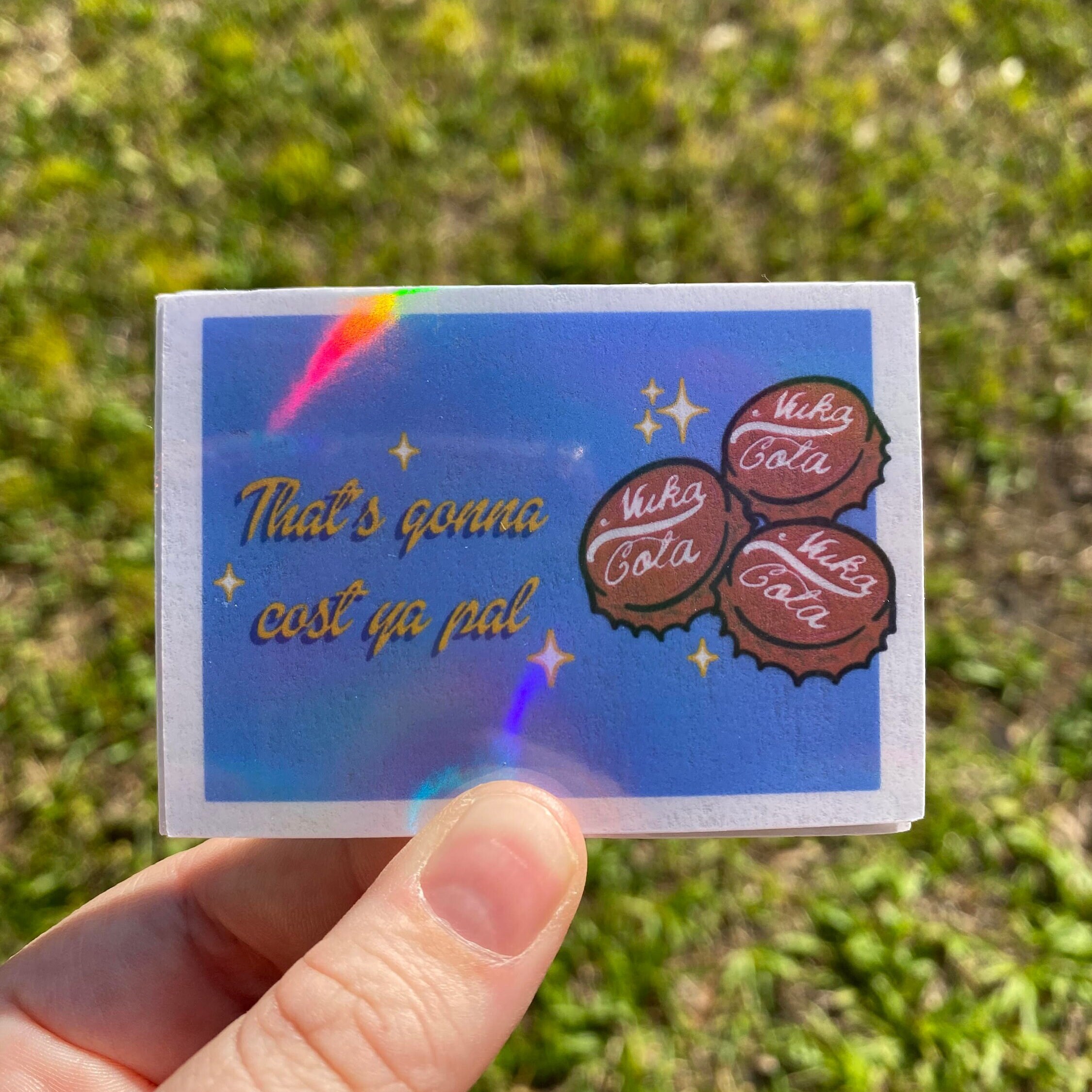 Fallout Inspired Holographic Sticker Trio Bundle - Etsy