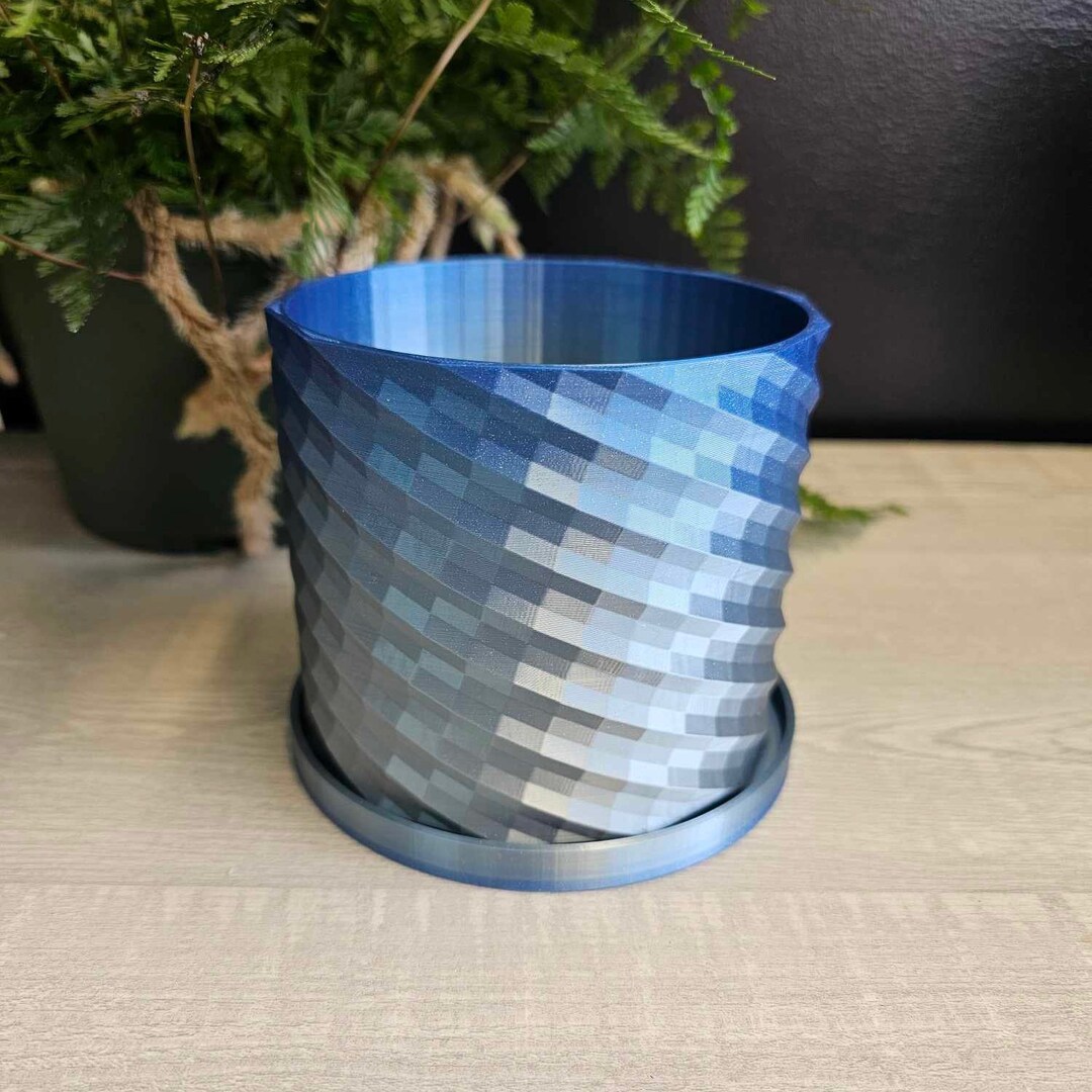 Plant Pot, 3D Printed Pot, Planter, 4 Inch Pot, Houseplant - Etsy