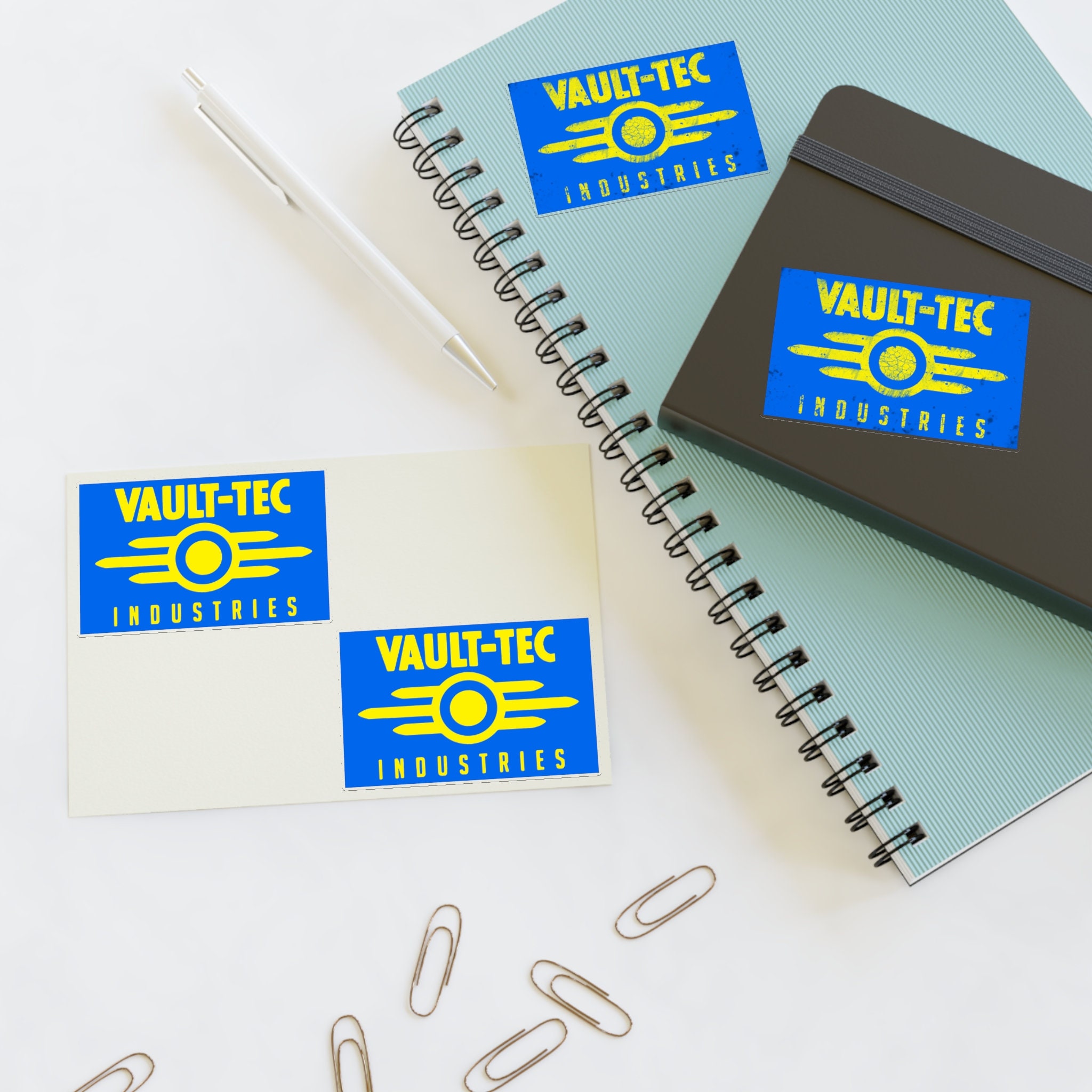 Fallout Vault-tec Sticker Sheets clean/dirty - Etsy