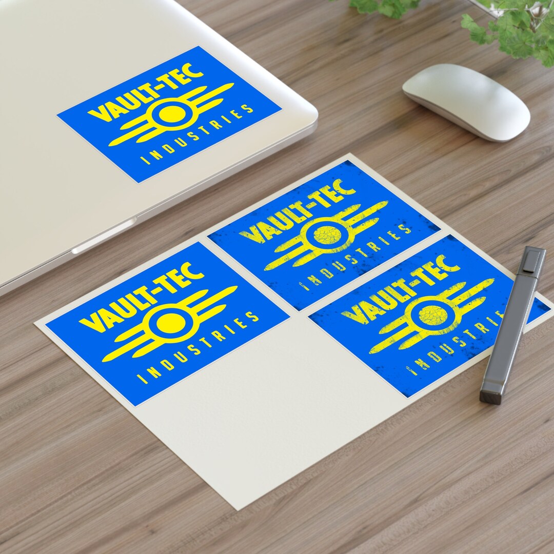 Fallout Vault-tec Sticker Sheets clean/dirty - Etsy
