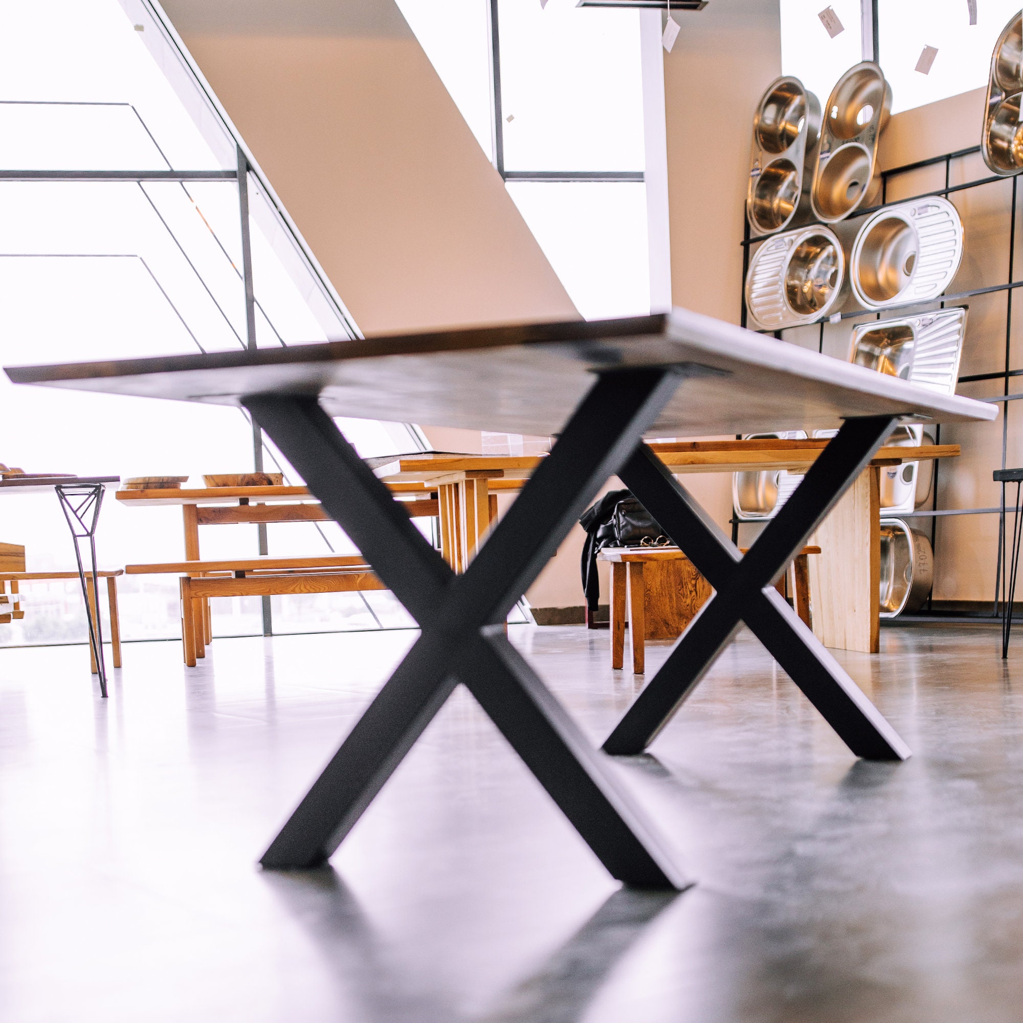 Custom Walnut Wood Tabletop | Multiple Sizes Available | Handcrafted ...