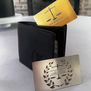 Custom Law Firm Smart Business Card Personalized NFC Contact Card for ...