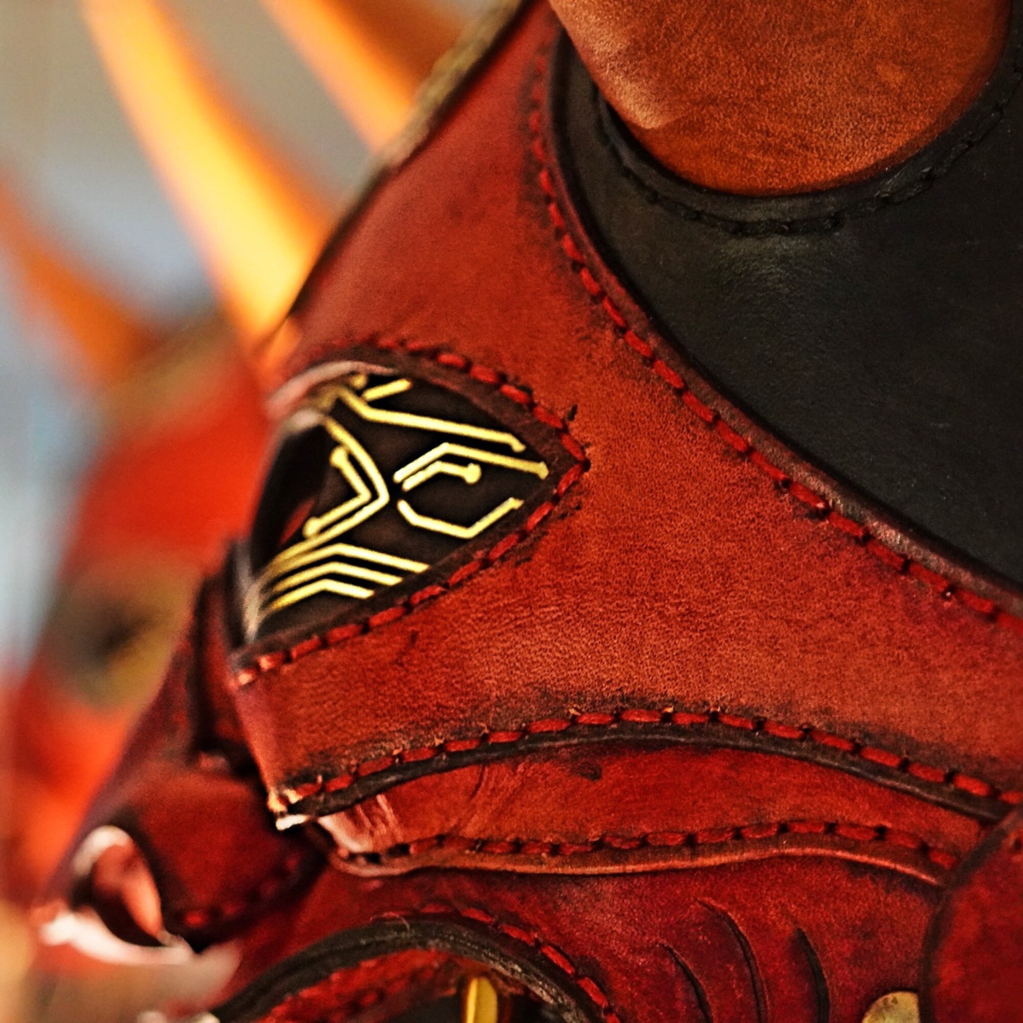 Exclusive Leather Devil Red Mask, Handmade. Exclusive Work of Art ...