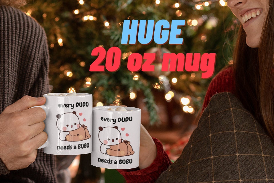 Every Dudu Needs A Bubu Coffee Mug Panda Bear Hug Cute Anniversary ...