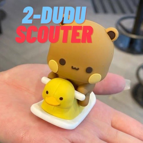 Bubu & Dudu Toy Panda Bear Hug Action Figure Gift Decor Kawaii Bouncing ...