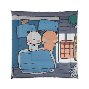 Bubu and Dudu Bed Cover - Panda Bear Hug Cozy Comforter - Perfect for ...
