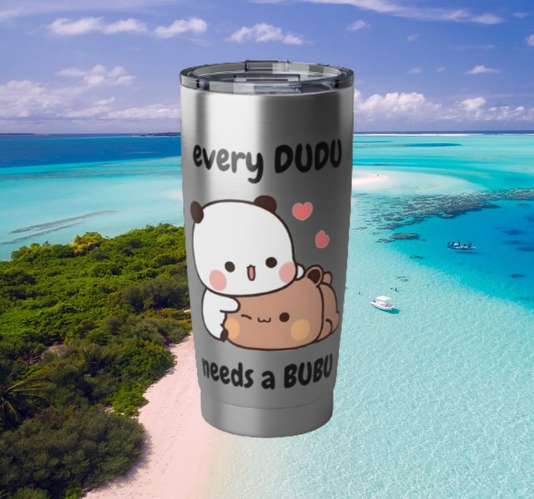 Every Dudu Needs A Bubu Coffee Mug, Love Heart Cute Cartoon Pet, Love ...