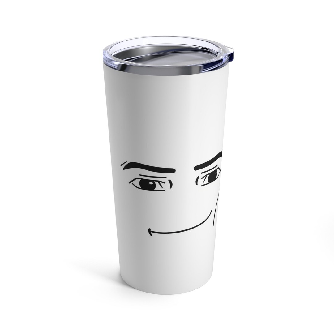 Roblox Man Face Tumbler, Roblox Man Face, Gaming Tumbler, Gamer Gift ...