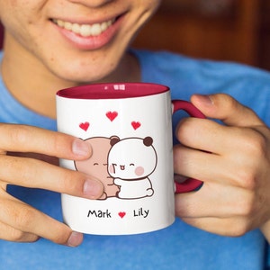 Personalized Bubu & Dudu Mug Customizable Gift for Couples or Friends ...